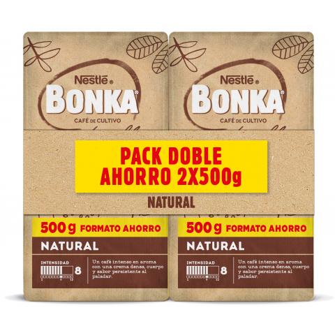Bonka Café Molido Natural duplo 2x500g | Nestlé Family Club